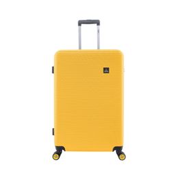 Koffer National Geographic "Abroad" Gr. B/H/T: 50.00 cm x 76.00 cm x 30.00 cm, gelb Koffer mit integriertem Aluminium-Trolley-System