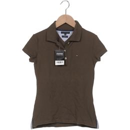 Tommy Hilfiger Damen Poloshirt, grün, Gr. 34