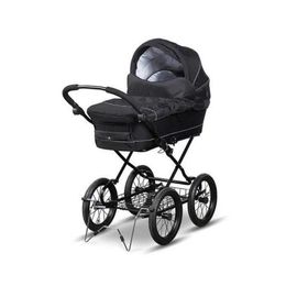 Trille Fix Standard Kinderwagen - Schwarzes Alligatorleder