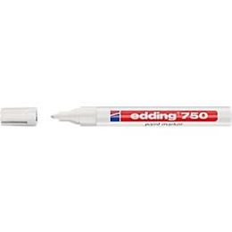 Edding Lackmarker 750, 2-4 mm, weiß, 1 Stück