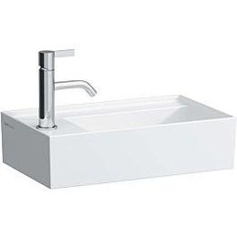 Laufen Kartell Handwaschbecken 8153350001111, 46x28cm, weiß, 1 Hahnloch links, Saphirkeramik