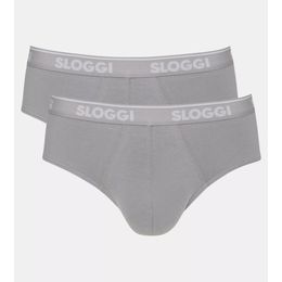 Sloggi - Herren Midi - Grey S - Sloggi Men Go Abc - Unterwäsche für Männer