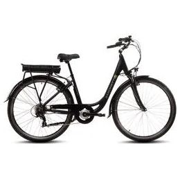 E-Bike SAXONETTE "Advanced Sport" E-Bikes Gr. 45cm, 28 Zoll (71,12cm), schwarz (schwarz matt) Pedelec, Elektrofahrrad für Damen u. Herren