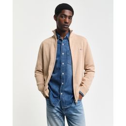 Gant Casual Cotton Strickjacke mit Reißverschluss