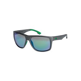 Sonnenbrille Quiksilver "Transmission", grün (metalic schwarz, ml grün), Damen, Brillen