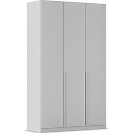 Drehtürenschrank Rauch "Kleiderschrank Schrank Garderobe AGORDO mit Dekor- oder Hochglanzfront" Schränke Gr. B/H/T: 136 cm x 229 cm x 54 cm, 3 St., grau (seidengrau) durchdachte Innenausstattung, in 6 Breiten und 2 Höhen MADE IN GERMANY