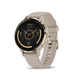 Smartwatch Garmin "VENU 3S" Smartwatches grau (french gray/softgold) Bestseller