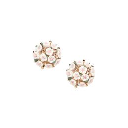 SOHI Ohrringe ' Gendi ' Damen Größe Onesize gold / grün / pink / weiß