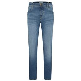 5-Pocket-Jeans Bugatti Gr. 36, Länge 30, blau, Herren, 94% Baumwolle, 4% Polyester, 2% Elasthan, Jeans, im Used-Look