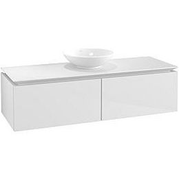 Villeroy & Boch Villeroy & Boch Legato Waschtischunterschrank B61100DH 140x38x50cm, Glossy White