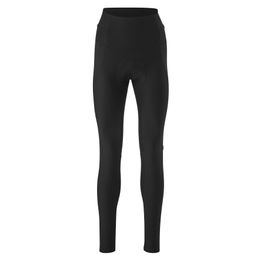 Fahrradhose Gonso "ESSENTIAL TIGHT HIGH WAIST SC W" Gr. 40, Normalgrößen, schwarz, Damen, 78% Polyester, 22% Elasthan, Hosen, Damen Radhose mit Sitzpolster, Tight fit