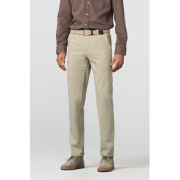 Chinos MEYER "BONN" Gr. 27, Normalgrößen, beige (hellbeige) Herren Hosen mit buntgewebtem Innenfutter