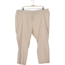 Ulla Popken Damen Stoffhose, beige, Gr. 58