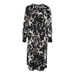 Véro Moda VERO MODA Kleid Damen Größe 42 schwarz / weiß Winterkleid