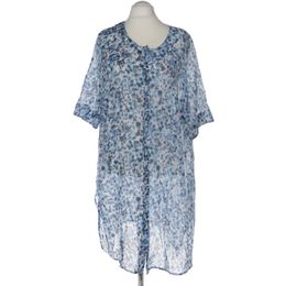 Selection by Ulla Popken Damen Bluse, blau, Gr. 54