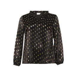 Kaffe Curve Bluse 'Sofia' Damen Gr&ouml;&szlig;e 5XL gold / schwarz