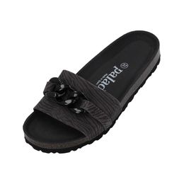 Palado Pantolette 'Gozo' Damen Größe 36 anthrazit / schwarz