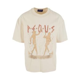 PEQUS Shirt 'Ancient Love Story' male Beige size XS