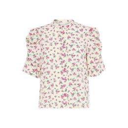 Ichi Bluse 'IHKate' Damen Gr&ouml;&szlig;e L creme / gr&uuml;n / pink