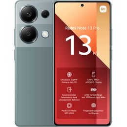 Xiaomi Smartphone "Redmi Note 13 Pro 8+256GB" Mobiltelefone Gr. 256 GB, grün (forest grün)