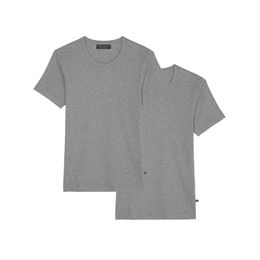 Marc O'Polo Marc O'Polo T-Shirt 'Iconic Rib' Herren Gr&ouml;&szlig;e S graumeliert