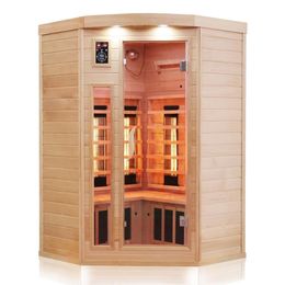 Infrarotkabine Infrarotsauna LAKEFIELD Dual-Therm 120cm x 120cm x 190cm