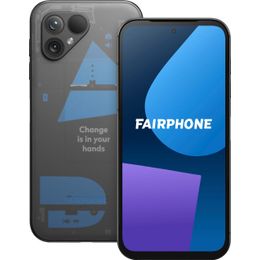 FAIRPHONE Smartphone "FAIRPHONE 5" Mobiltelefone Gr. 256 GB, farblos (transparent)