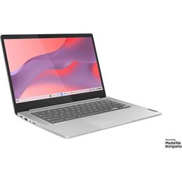 Lenovo IdeaPad Slim 3, Chromebook, mit 14 Zoll Display, MediaTek Kompanio,520 Prozessor, 4 GB RAM, 128 eMMC Mali-G52, Cloud Grey, Google Chrome OS