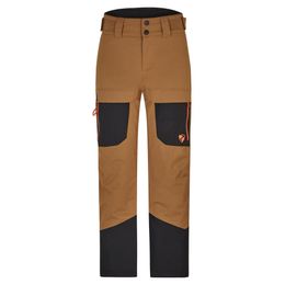 Skihose Ziener "AYSAL Junior" Gr. 128, EURO-Größen, braun Kinder Hosen