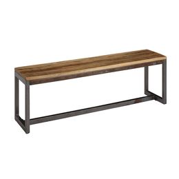 Wohnling Sitzbank 120 x 46 x 45 cm Braun