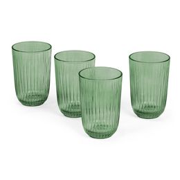 KÄHLER DESIGN Kähler Design - Hammershøi Trinkglas, 37 cl, grün (4er-Set)