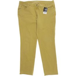 Brax Damen Jeans, gelb, Gr. 50