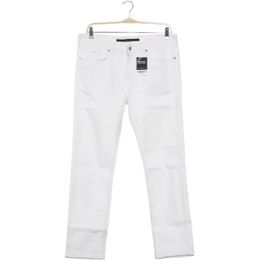 BOSS by Hugo BOSS Herren Jeans, weiß, Gr. 36