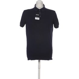 Massimo Dutti Herren Poloshirt, marineblau, Gr. 46