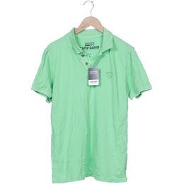 CAMP DAVID Herren Poloshirt, grün, Gr. 52