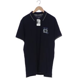 CAMP DAVID Herren Poloshirt, marineblau, Gr. 56