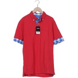 Van Laack Herren Poloshirt, rot, Gr. 48