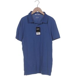 s.Oliver Herren Poloshirt, blau, Gr. 52