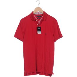 Tommy Hilfiger Herren Poloshirt, rot, Gr. 48