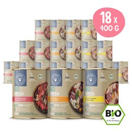 Pets Deli Leckeres Paket mit Bio Nassfutter für Hunde - 7200g