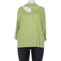 Ulla Popken Damen Langarmshirt, hellgrün, Gr. 46