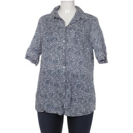 Ulla Popken Damen Bluse, blau, Gr. 46