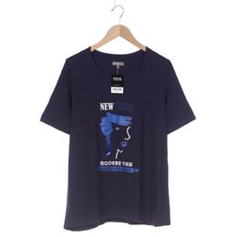 Ulla Popken Damen T-Shirt, marineblau, Gr. 42