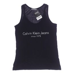 Calvin Klein Jeans Damen Top, schwarz, Gr. 36