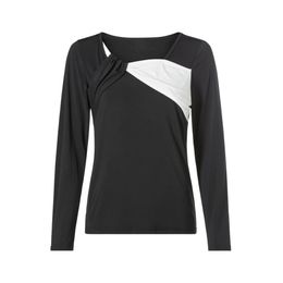 Heine Shirt Damen Gr&ouml;&szlig;e L schwarz / wei&szlig;