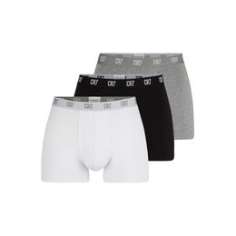 CR7 Cristiano Ronaldo Cr7 - Cristiano Ronaldo Boxershorts Herren Gr&ouml;&szlig;e XL schlammfarben / graumeliert / schwarz / wei&szlig;
