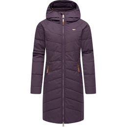 Ragwear Funktionsmantel 'Dizzie' Damen Gr&ouml;&szlig;e L braun / brombeer