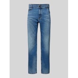 Marc O'Polo Regular Fit Low-Rise-Jeans mit Shaped-Beinverlauf Modell 'SJÖBO'