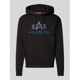 Alpha Industries Hoodie mit Label-Print