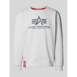 Alpha Industries Sweatshirt mit Label-Print